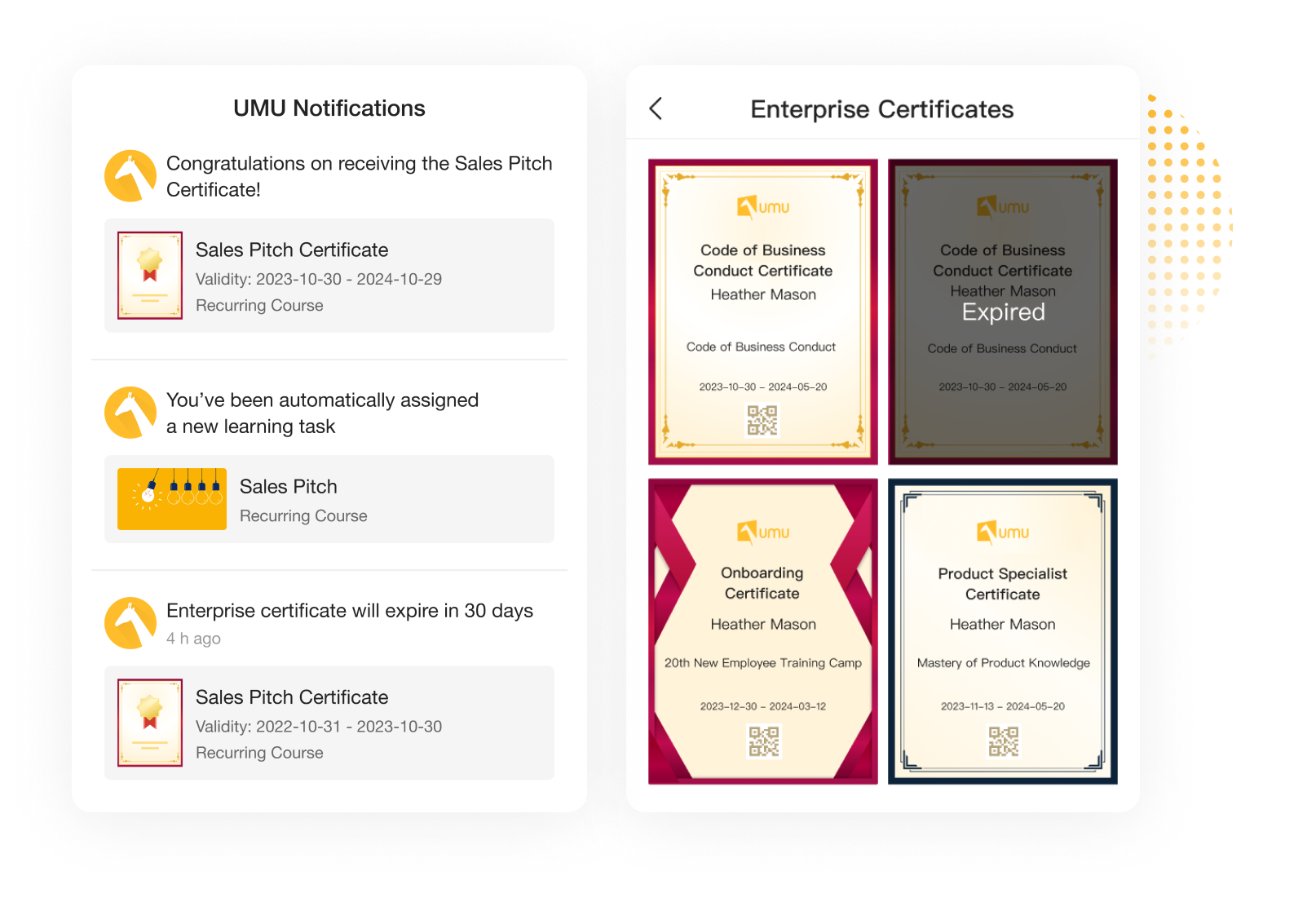 UMU Enterprise learning